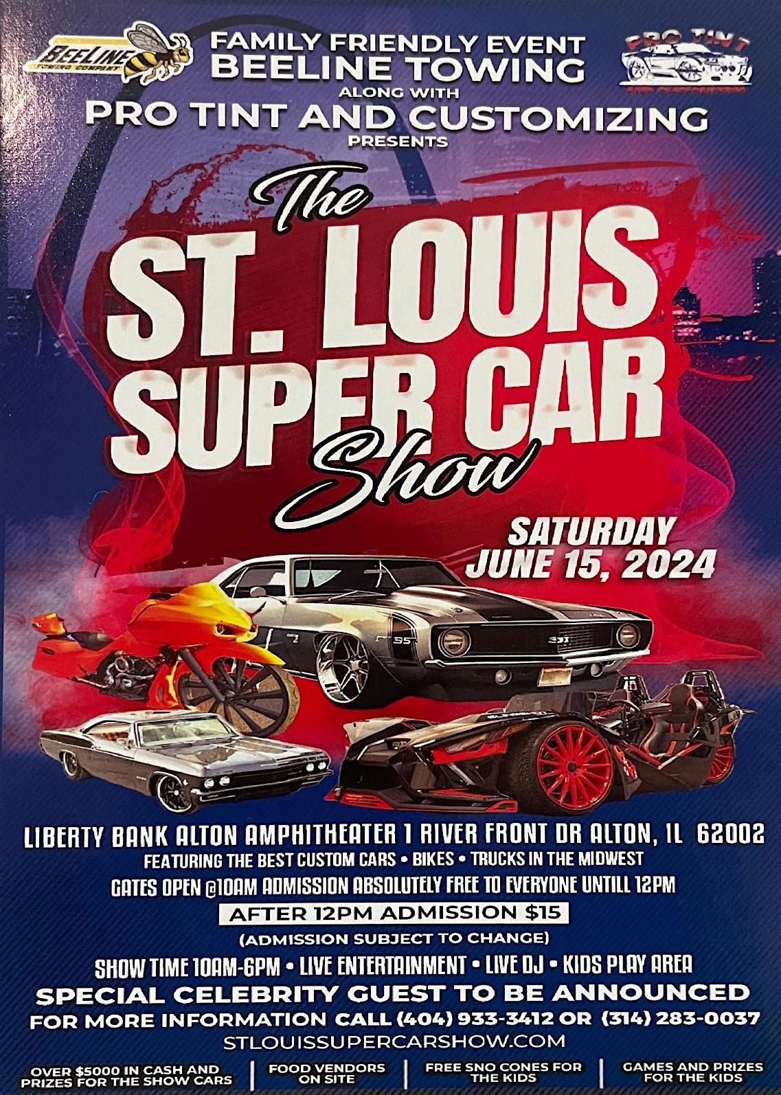 St. Louis Super Car Show, Liberty Bank Amphitheater, Alton, 15 June ...