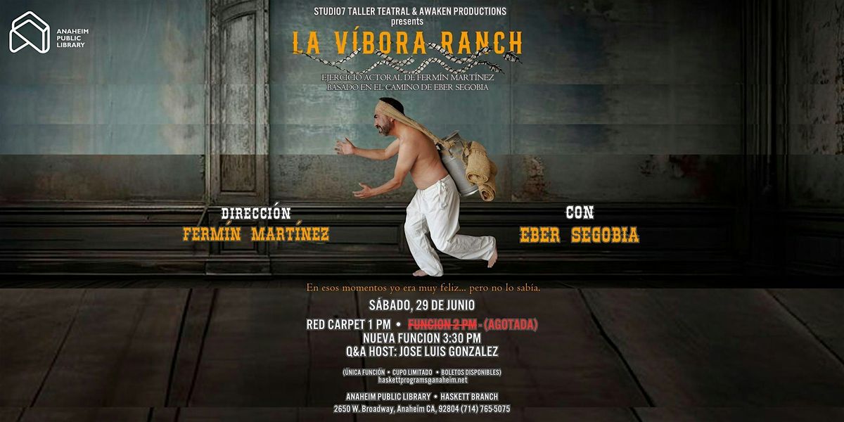La Vibora Ranch Theater Show at Haskett Branch, Haskett Branch, Anaheim ...