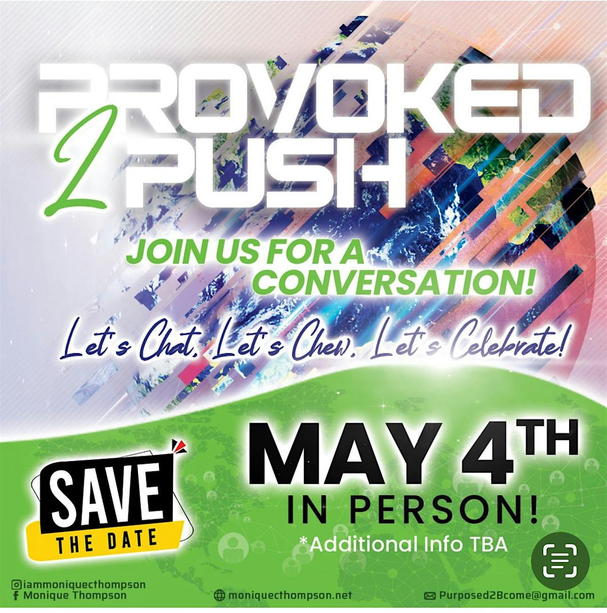 PROVOKED 2 PUSH ON PURPOSE CONVERSATION CONTINUES 2024!!, New Life ...