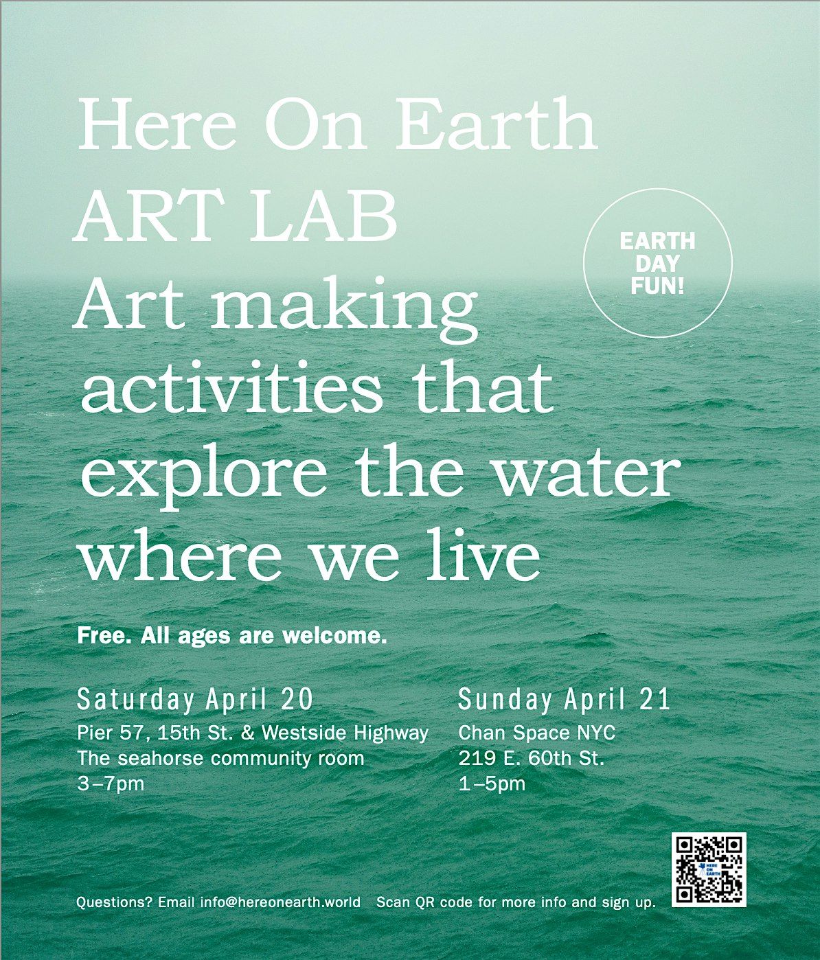 Here On Earth Art Lab, 219 E 60th St, New York, 21 April 2024 | AllEvents