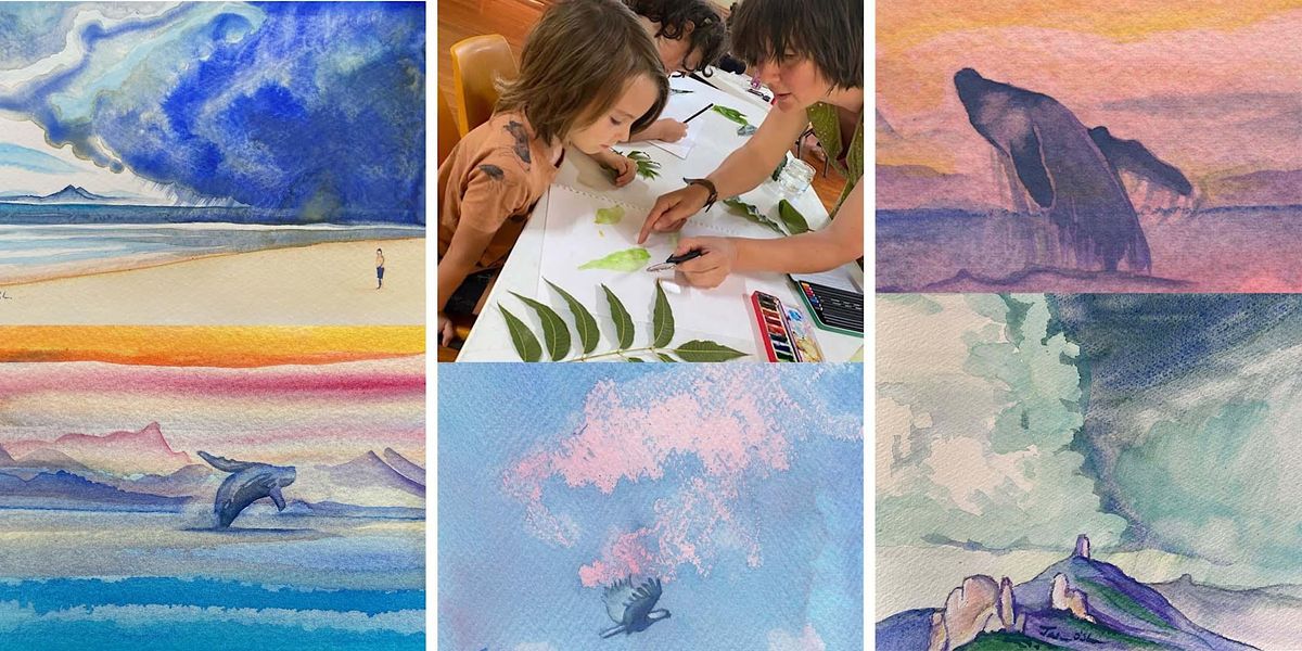 Landscape Painting Class for Kids using Watercolours, The Channon Hall ...