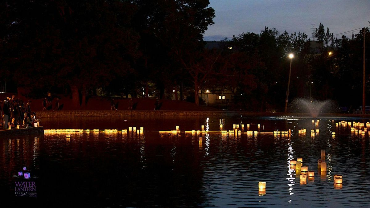 Water Lantern Festival, Chippawa Park Pond, Welland, Ontario, 3 August ...