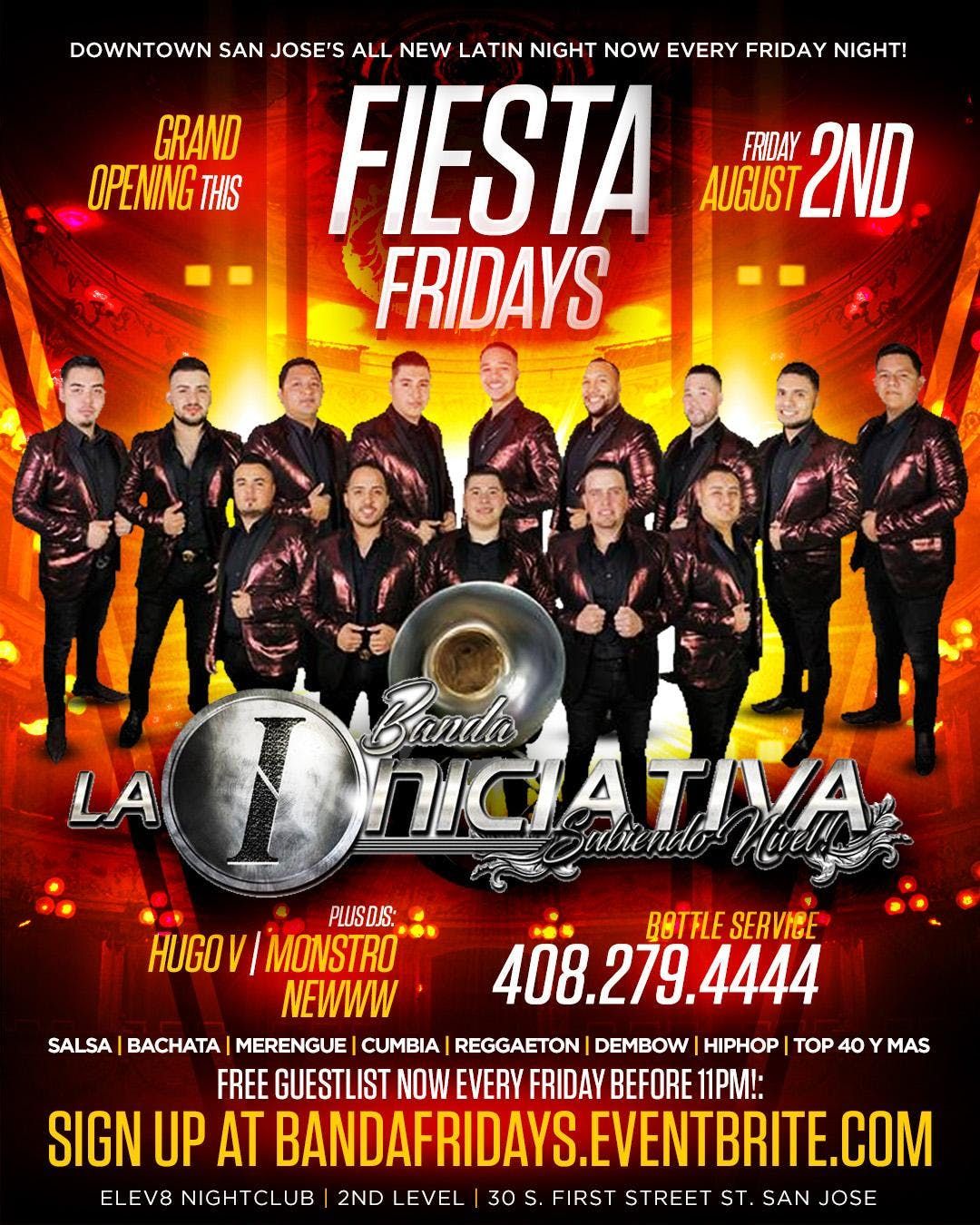 FIESTA FRIDAYS SAN JOSE | LATIN NIGHT | BANDA X REGGAETON X HIPHOP X ...