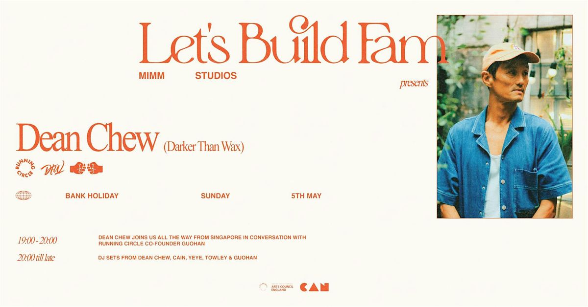 Running Circle x Mimm Presents Dean Chew (Q&A + DJ Set), Mimm Studios ...