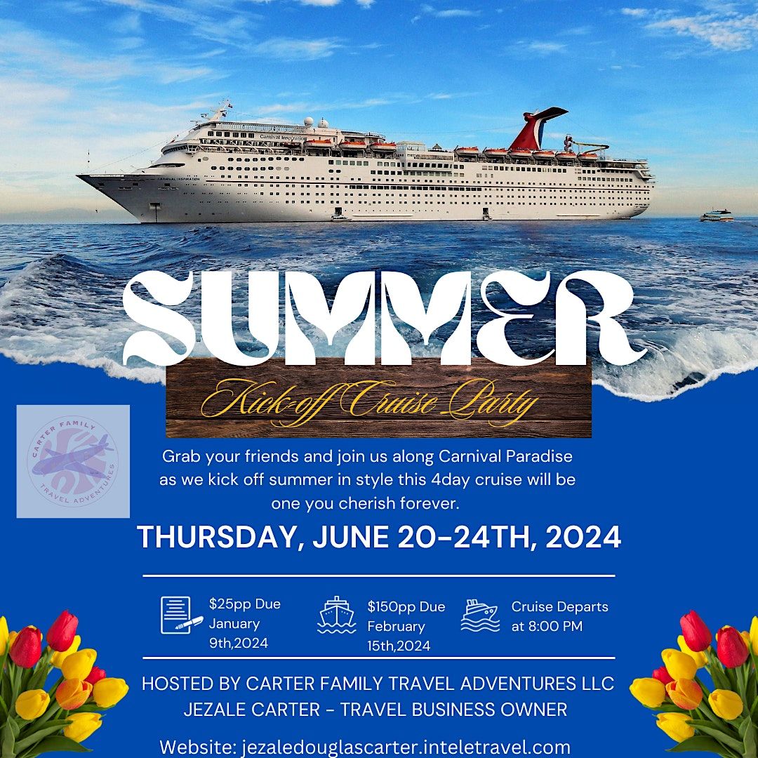 Cruise Party/ Summer 24’ Kick off, Tampa, FL, USA, 20 June to 24 June ...