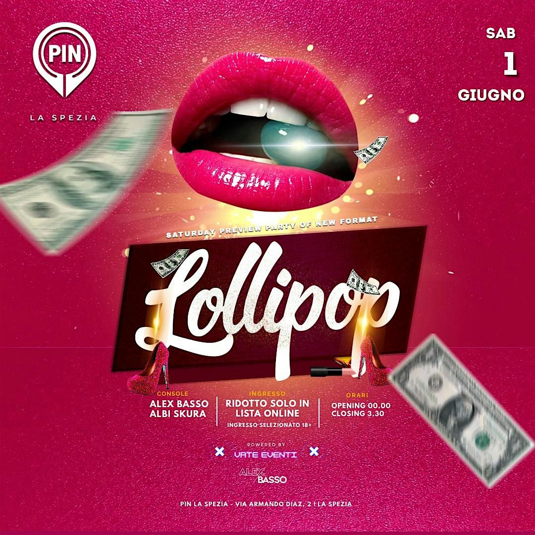 Lista Pit Preview Lollipop Pin La Spezia Sabato 1 Giugno, PIN La Spezia ...