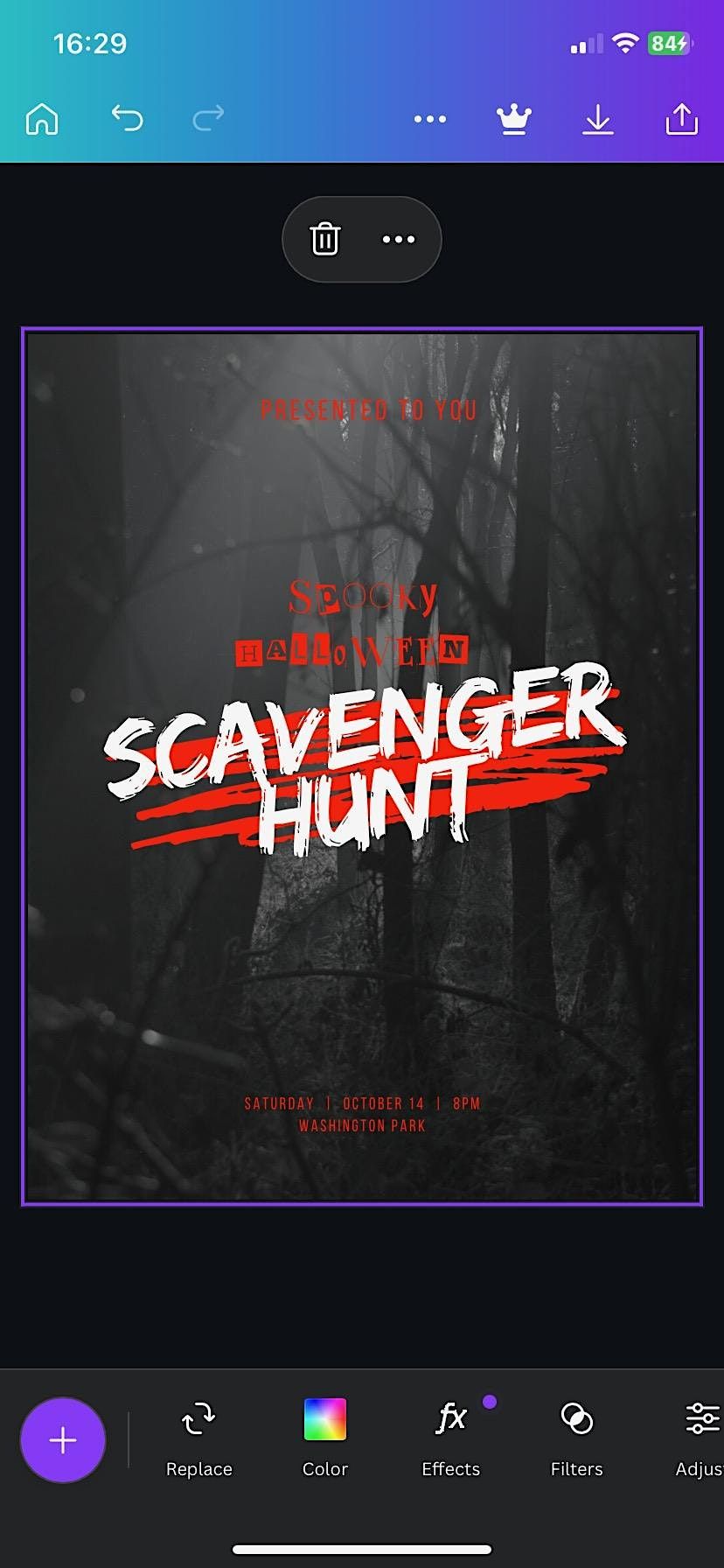 Halloween Scavenger hunt/Costume party, Washington Park/ Mac lounge ...