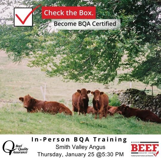 In-Person BQA Training , Smith Valley Event Barn, Salem, January 25 2024 | AllEvents.in