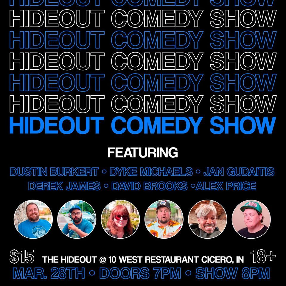 Hideout Comedy Show , 10 W Jackson St, Cicero, IN, 28 March 2024 ...