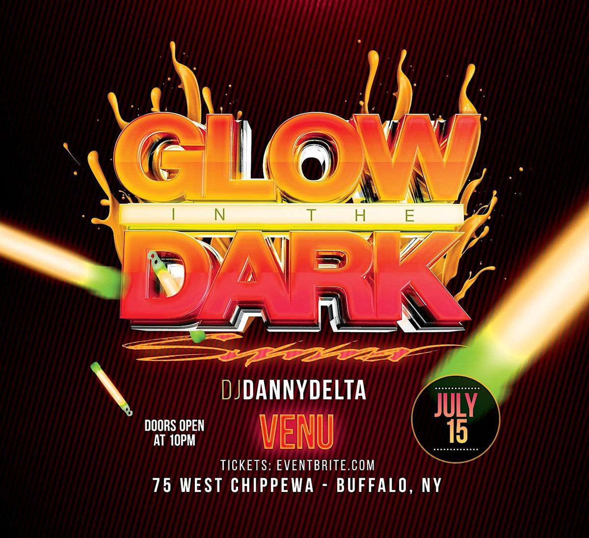 Bass Blackout: Glow in the Dark, VENU, Buffalo, 15 July to 16 July ...