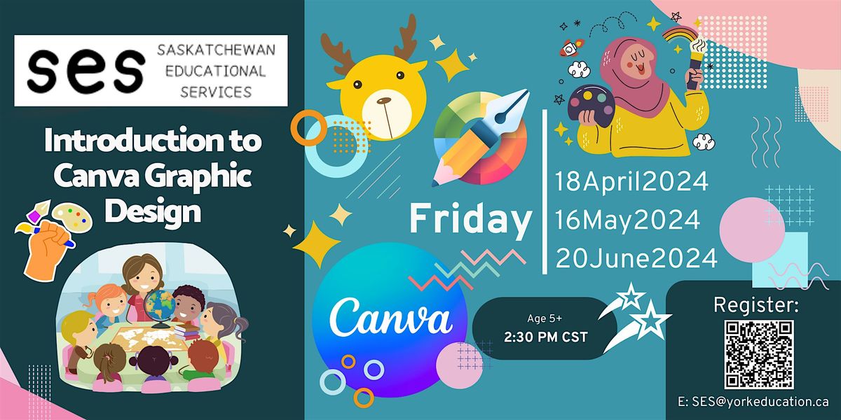 Introduction to Canva Graphic Design, April 19 to June 21 | Online ...