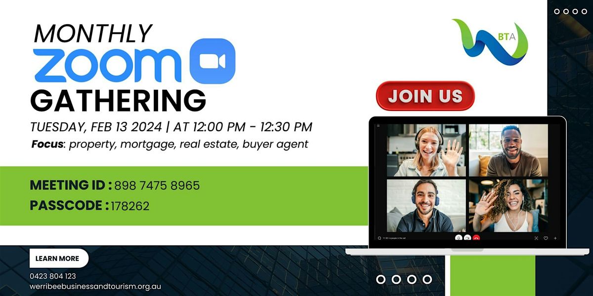 ZOOM Gathering - July 2024 (Focus: Business services. All welcome ...