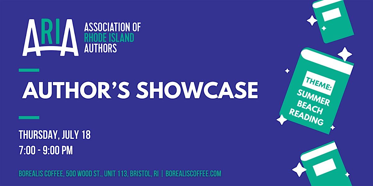 ARIA Authors Showcase: Beach Reading Night, Borealis Coffee Company ...