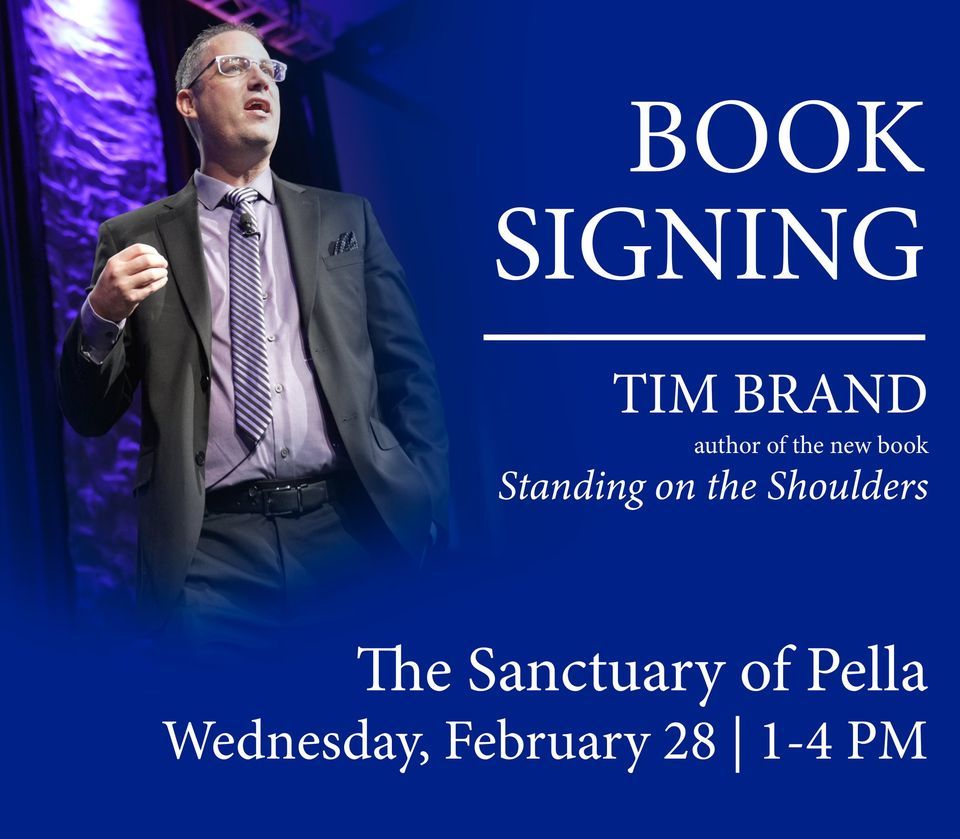 Book Signing- Tim Brand- "Standing on the Shoulders", 719 Franklin St ...