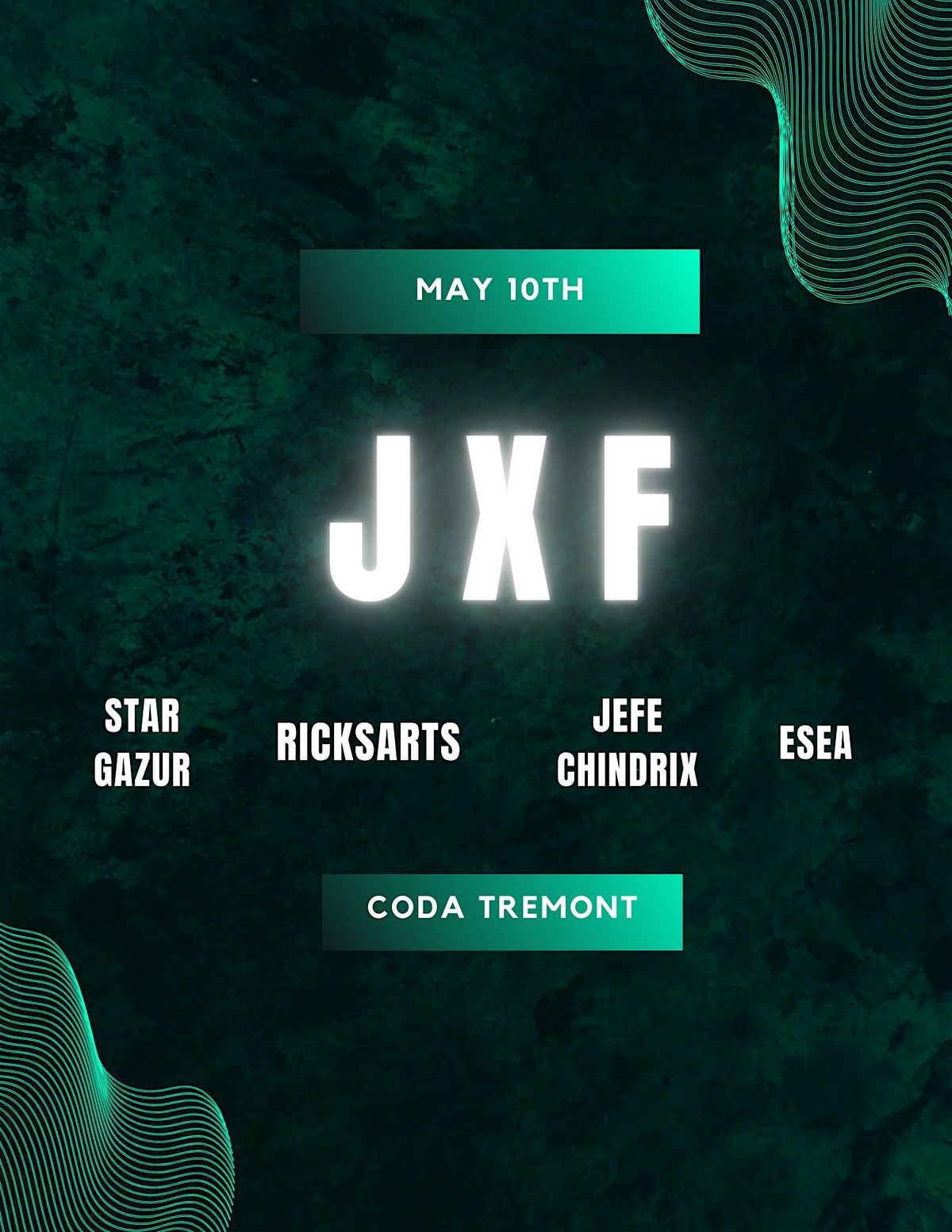 Star Gazur | Ricksarts | Jefe Chindrix | Esea at CODA, CODA, Cleveland ...