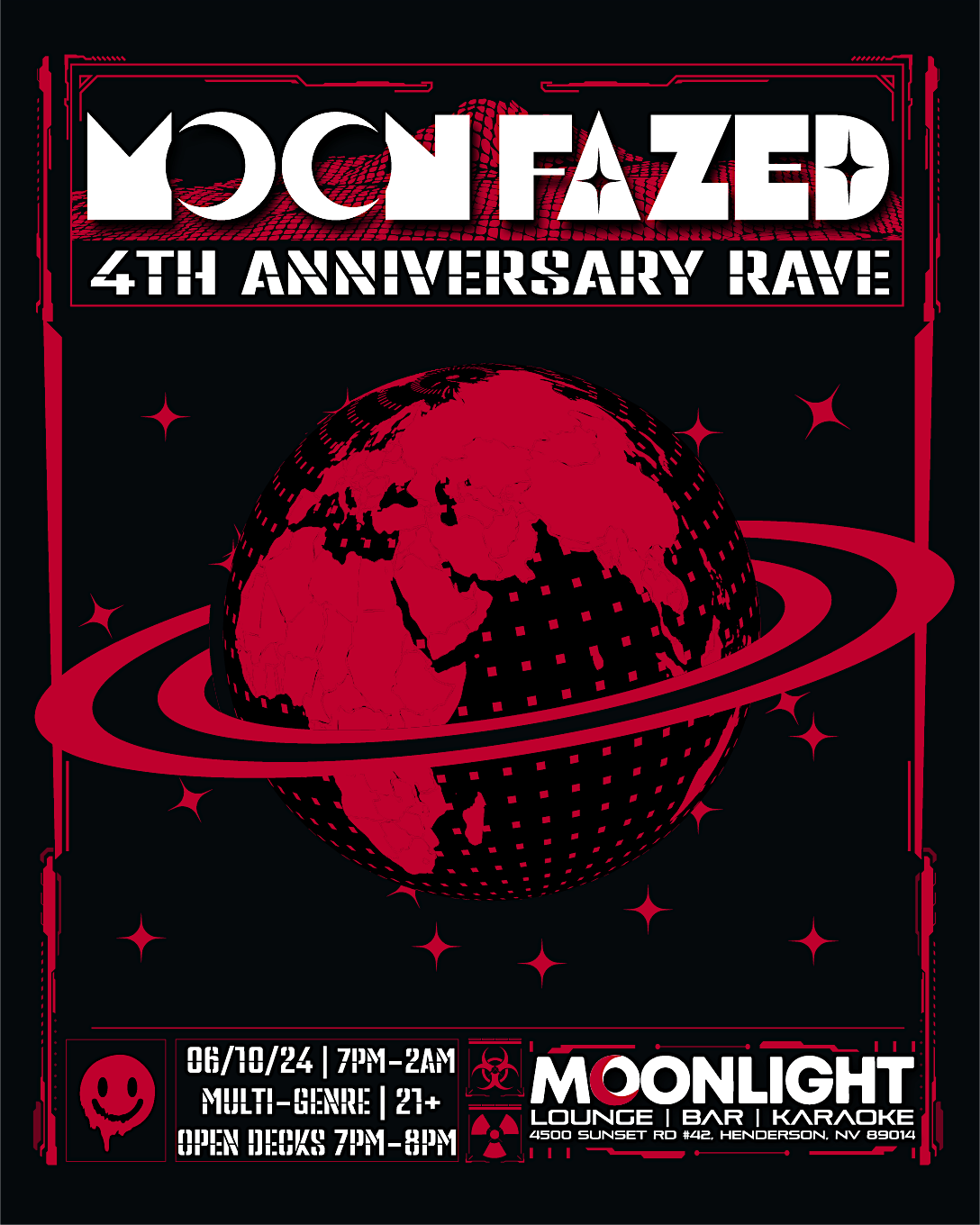 Moon Fazed 4th Anniversary Rave, Moonlight Karaoke Lounge, Henderson ...