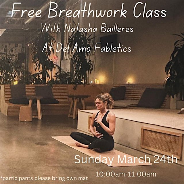 FREE Breathwork Class w/ Natasha Bailleres Founder of @webreathe ...