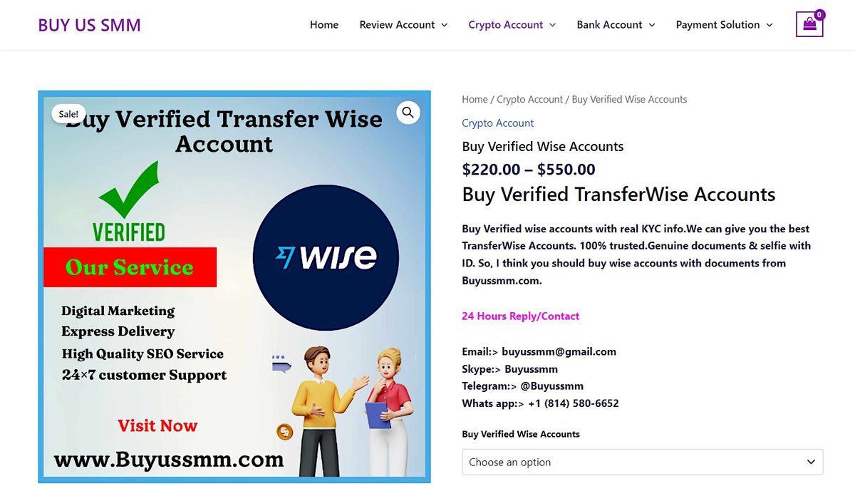 Buy Verified TransferWise Account - 100% USA, UK Wise, Canada, Los Angeles, 11 April 2024 ...