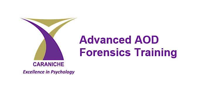 Advanced AOD Training - 27th & 28th January (2 x half days), February ...