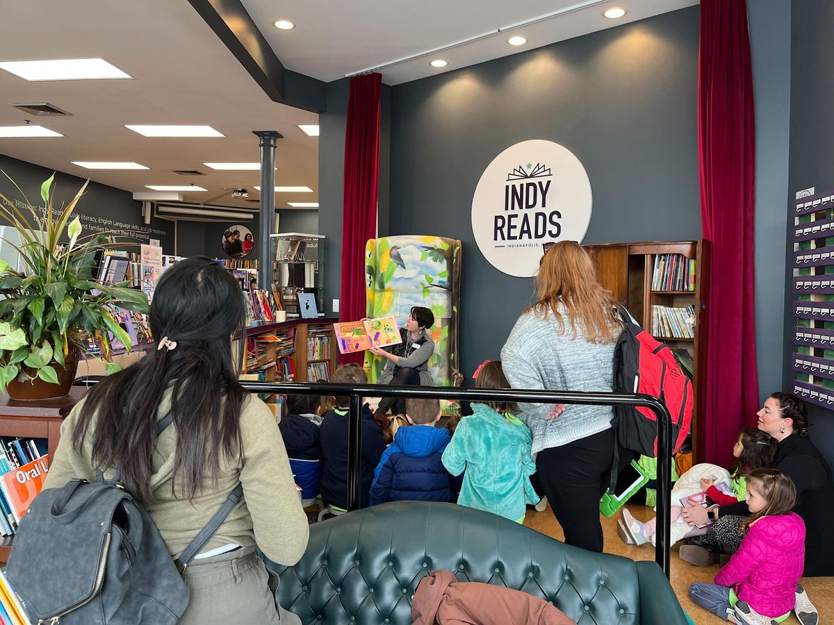 Big Chair Story Hour, Indy Reads, Indianapolis, 31 March 2023 ...