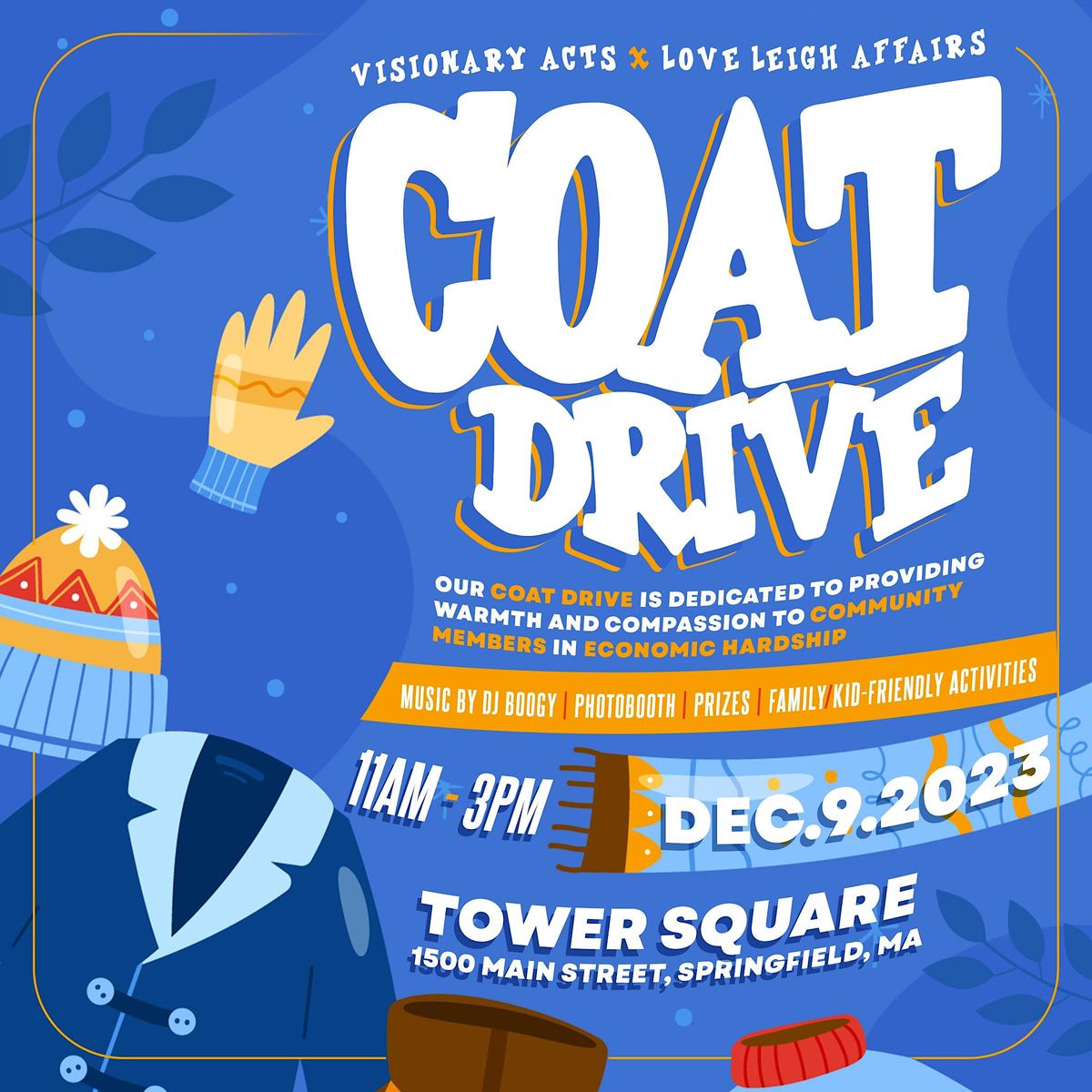 Community Coat Drive, Tower Square, Main Street, Springfield, MA, USA ...