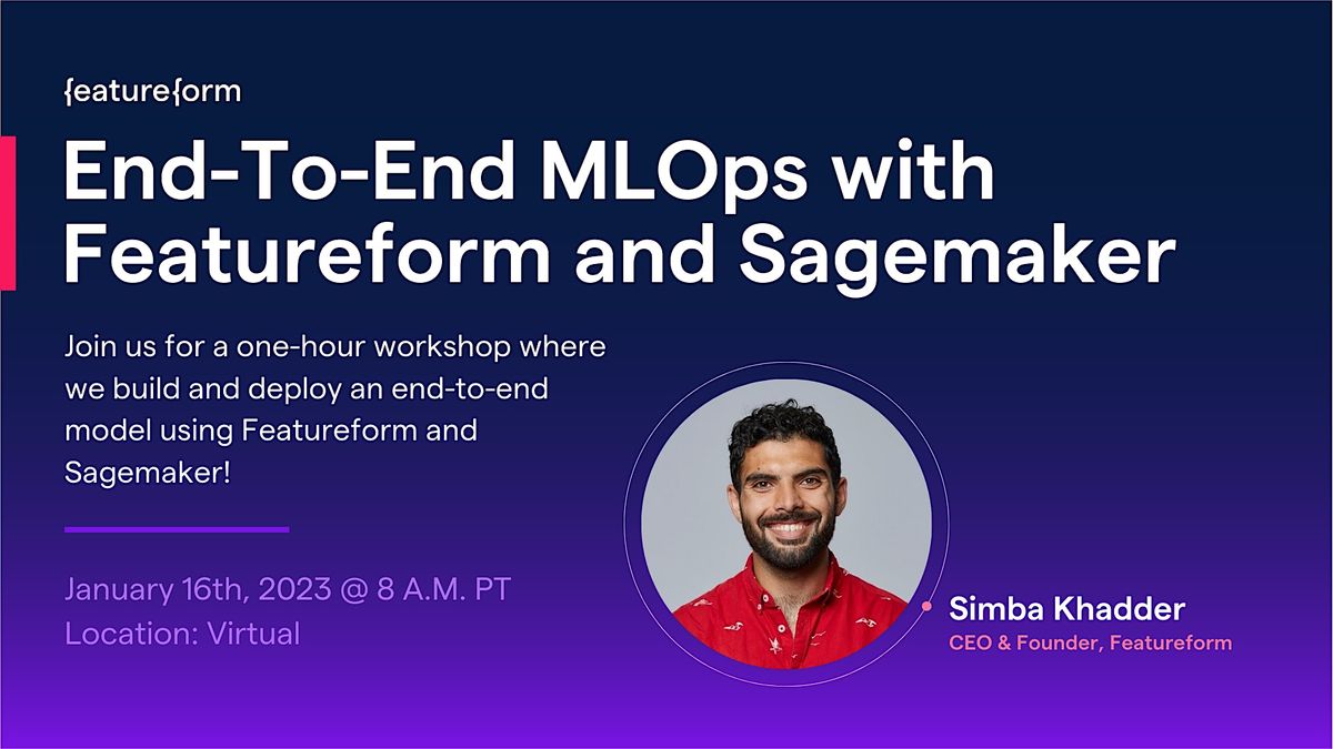 [workshop] End To End Mlops With Featureform And Sagemaker January 16