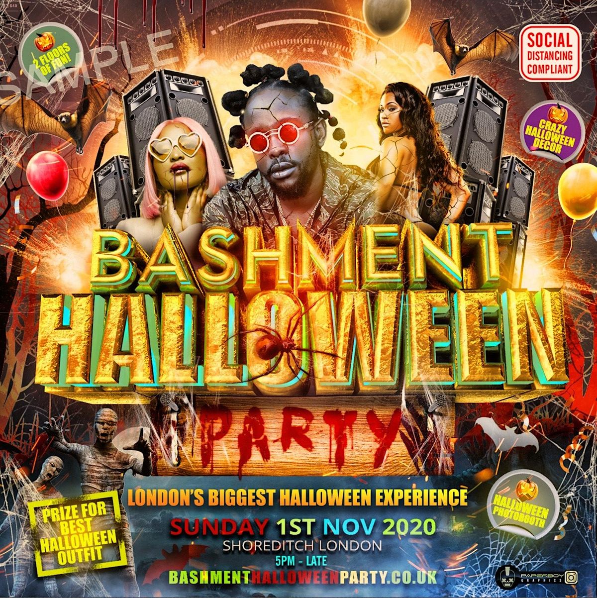 BASHMENT HALLOWEEN PARTY - Shoreditch Party, The Lighthouse Bar and ...