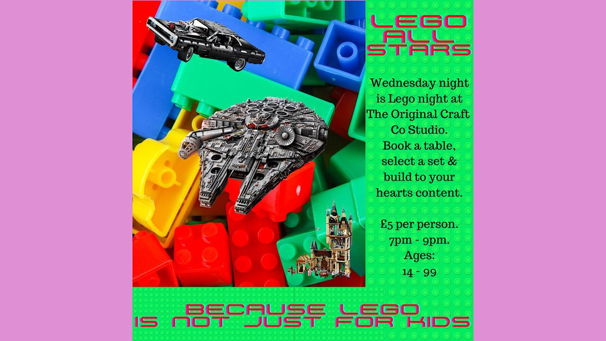 LEGO All Stars, The Original Craft Co Studio, Droitwich, 15 November to ...