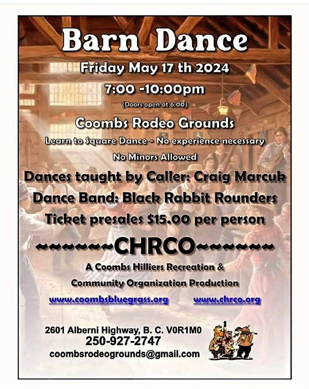 Barn Dance At The Coombs Rodeo Grounds, Coombs Rodeo Grounds ...