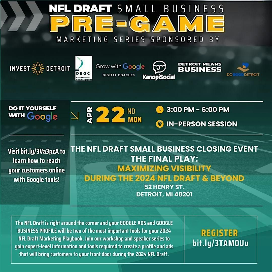 NFL Draft Visibility for Small Businesses - Google Detroit, Google ...
