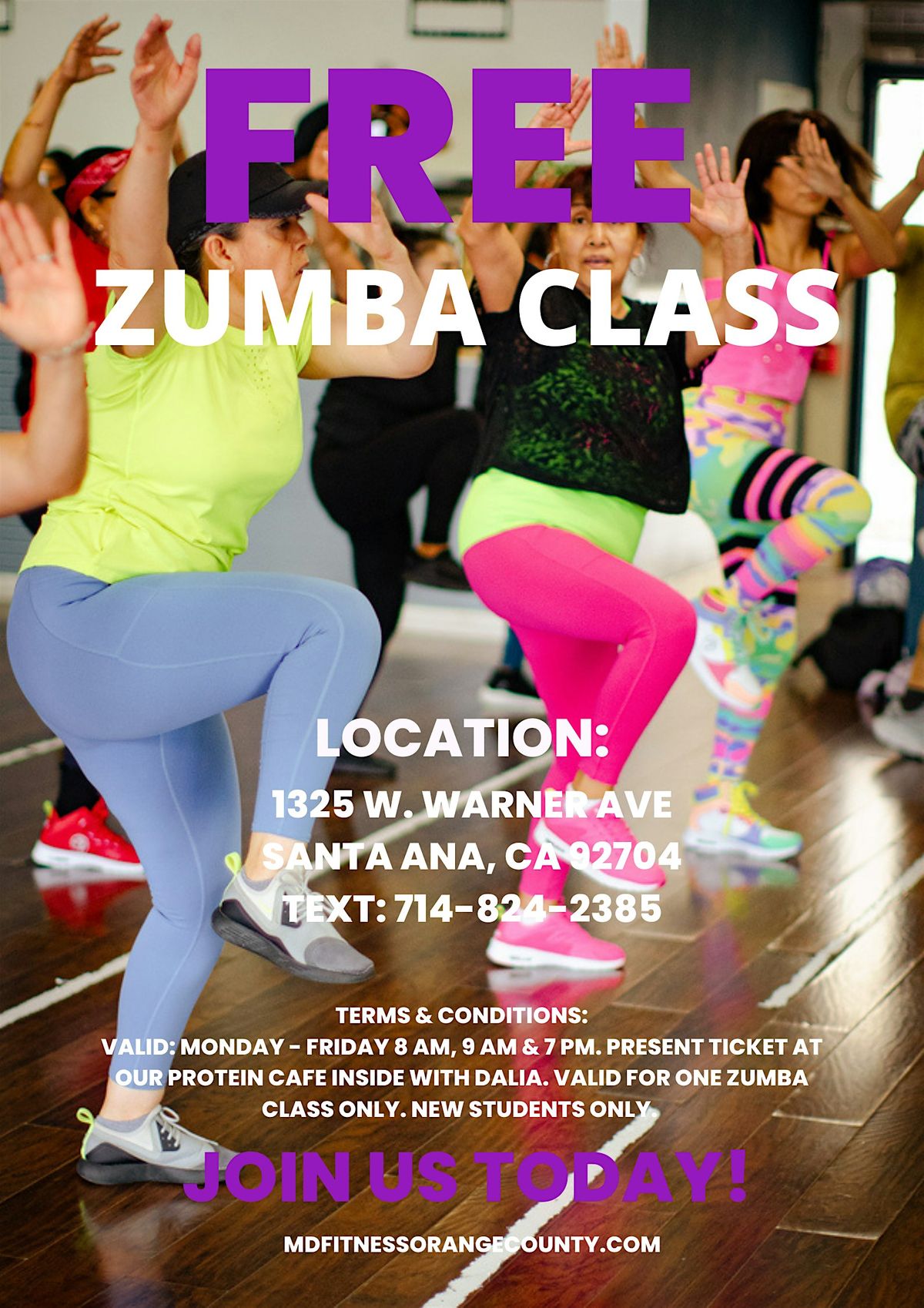 Zumba Orange County (Free Saturday, 8 am Class), 1325 W Warner Ave ...