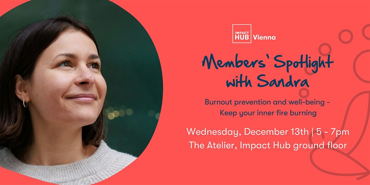 Members Spotlight with Sandra: Burnout prevention and well-being ...