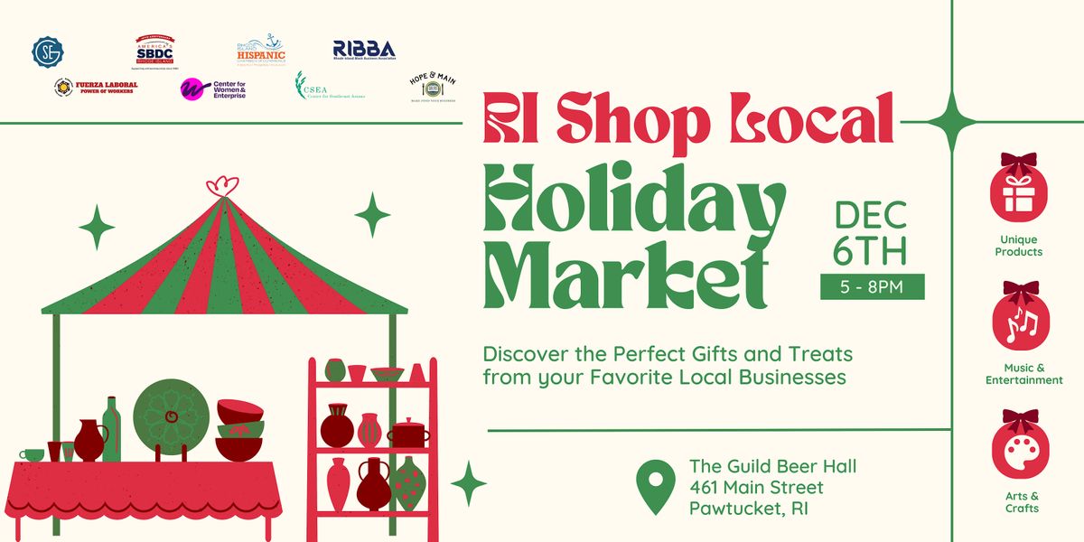 RI Shop Local Holiday Market, The Guild, Pawtucket, 6 December 2023 ...