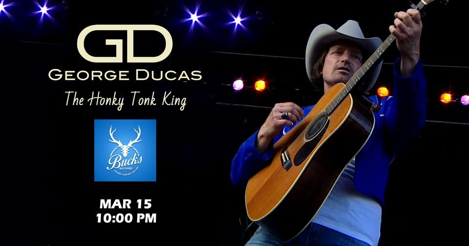 George Ducas at Bucks Backyard, Buck's Backyard, Buda, March 15 2024 ...
