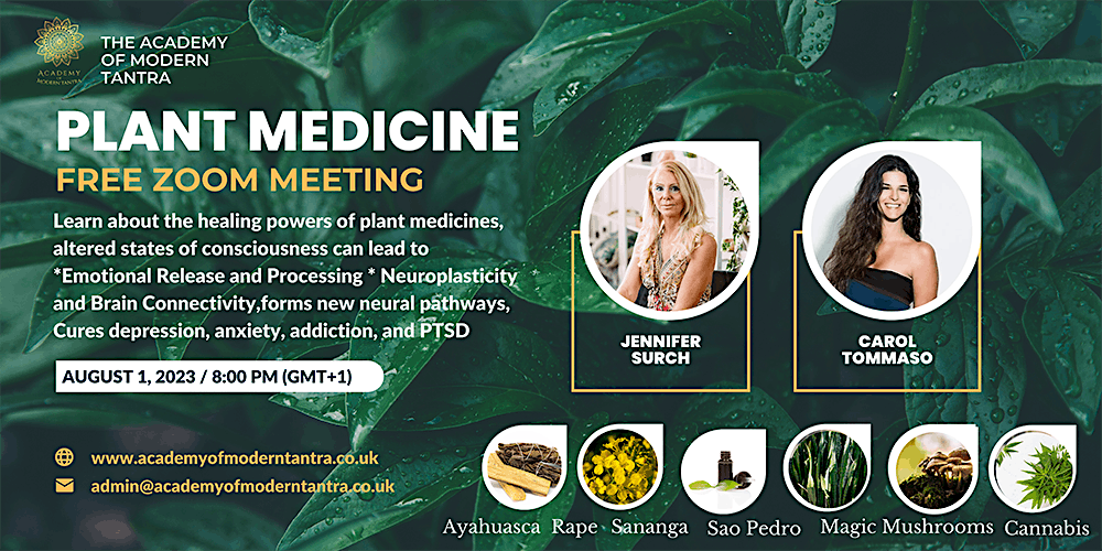 Plant Medicine - FREE Zoom Meeting with Carol Tommaso & Jennifer Surch ...