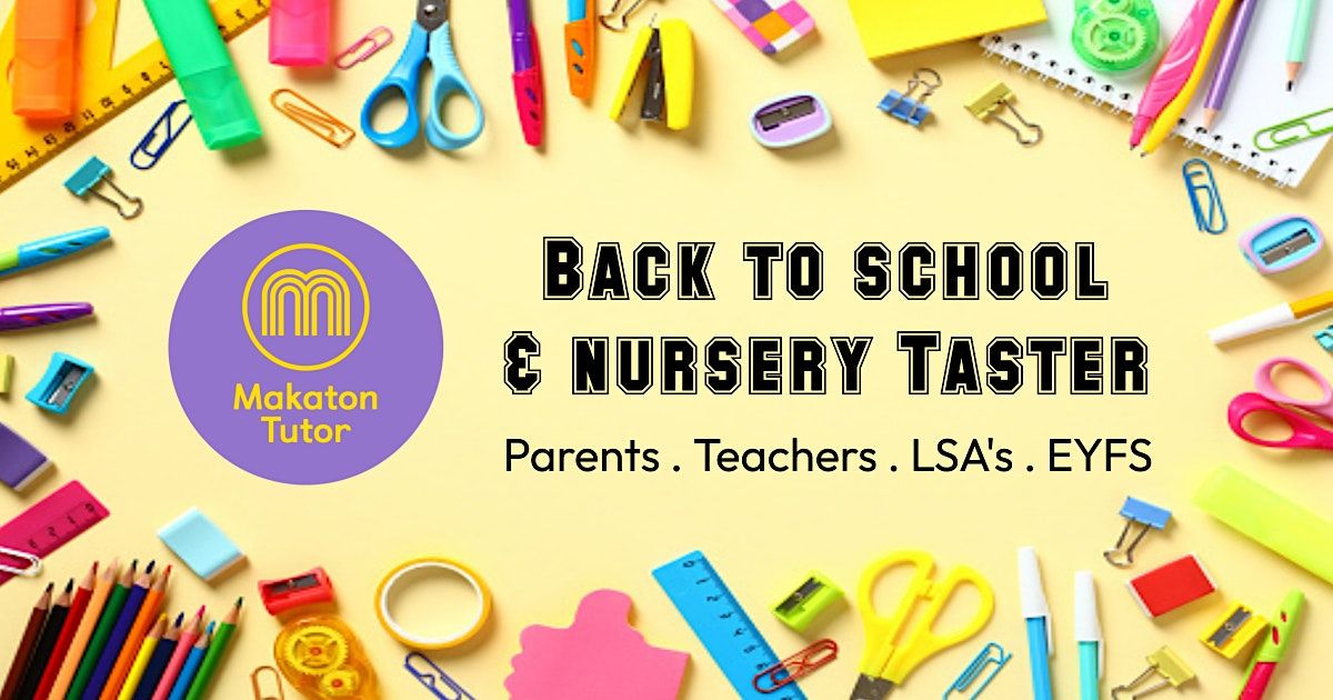 Back to School Makaton Taster, August 22 2023 | Online Event | AllEvents.in