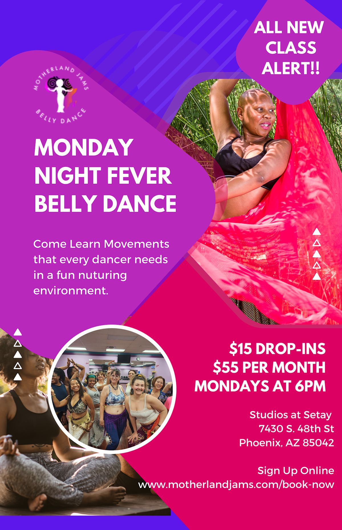 Monday Night Fever Belly Dance Class, SETAY Dance and Fitness "A ...