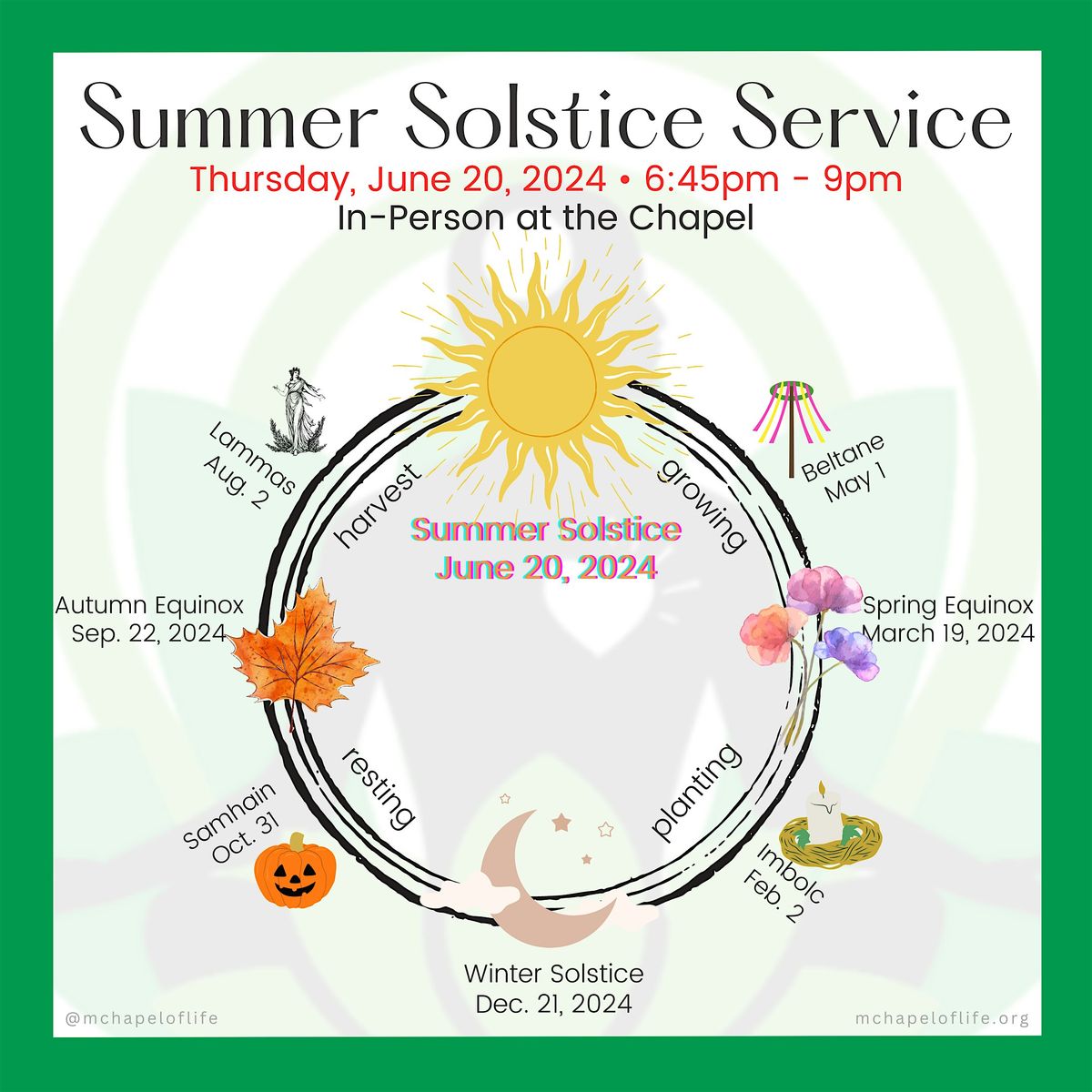 Summer Solstice Service, Metaphysical Chapel of Life, Newport News, 20 ...