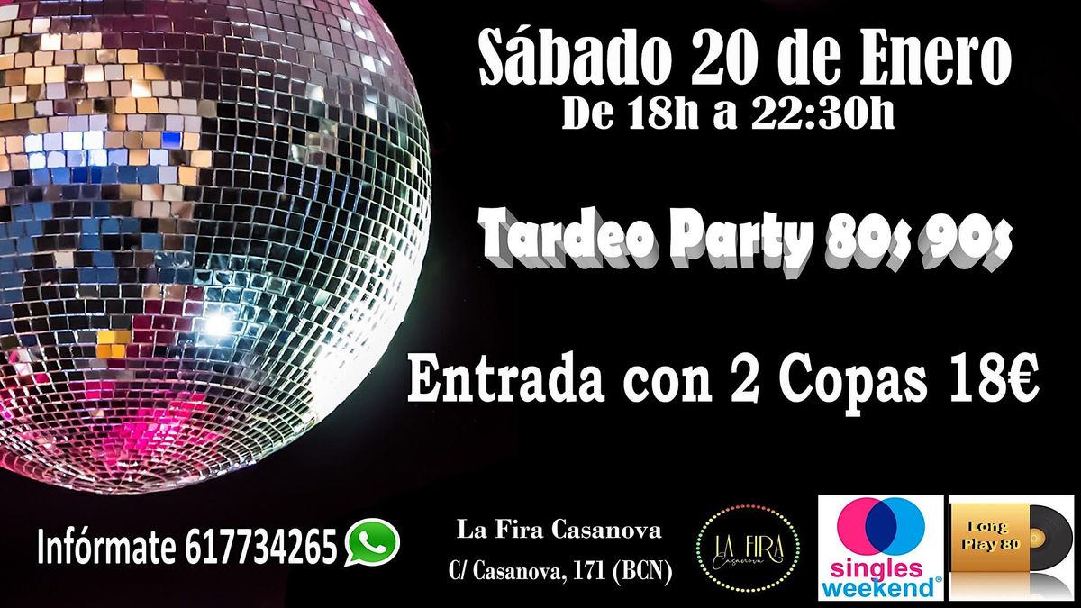 Tardeo Party 80s 90s, La Fira Casanova, Barcelona, 20 January 2024 ...