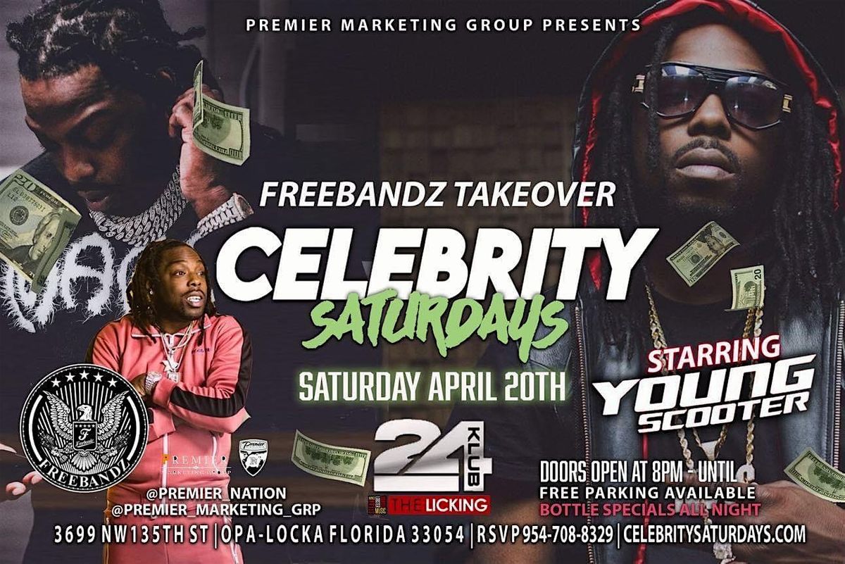 FreeBandz TakeOver Starring Young Scooter, Klub 24, Opa-locka, 20 April ...