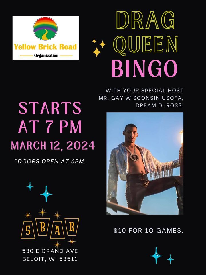 March Drag Bingo, 5bar.co, Beloit, 12 March 2024 | AllEvents.in