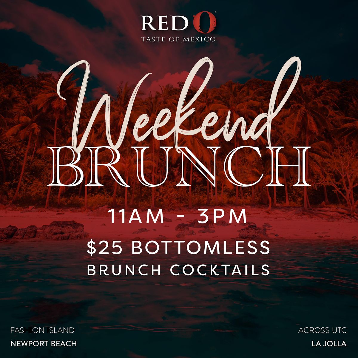 Weekend Brunch with $25 Bottomless Brunch Cocktails, RED O "Taste of ...