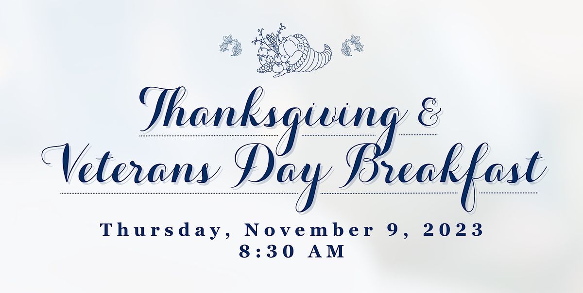 Thanksgiving & Veterans Day Breakfast, Seawell's, Columbia, November 9 ...
