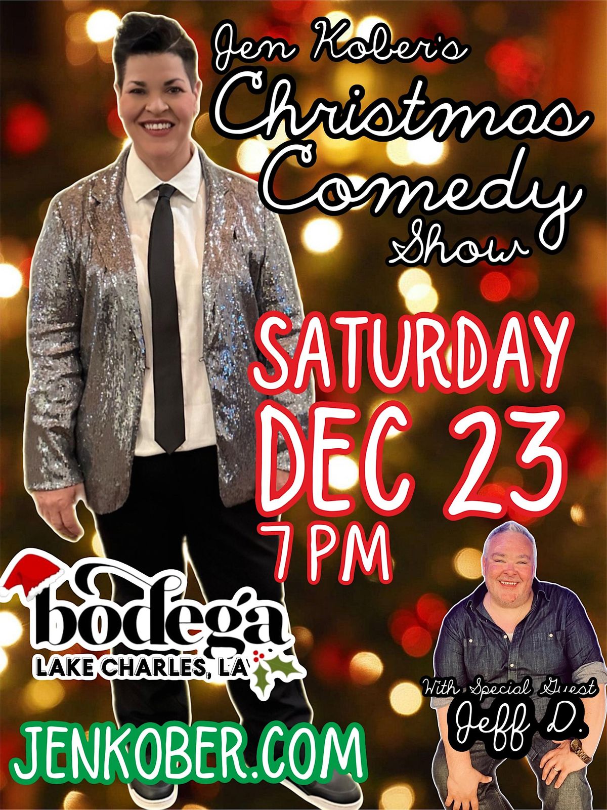 Jen Kober’s CHRISTMAS COMEDY SHOW with special guest Jeff D, Bodega ...