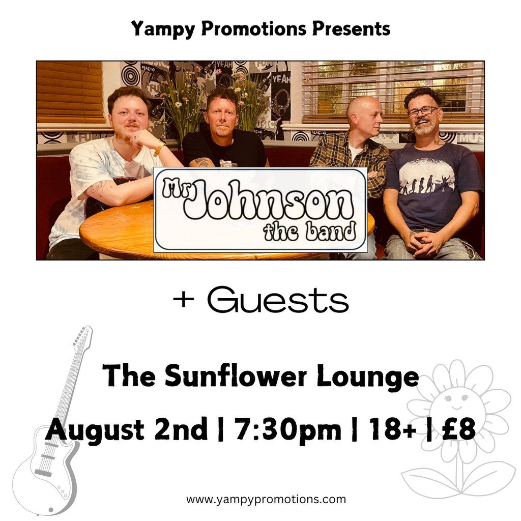Mr Johnson The Band, The Sunflower Lounge, Birmingham, 2 August 2024 ...