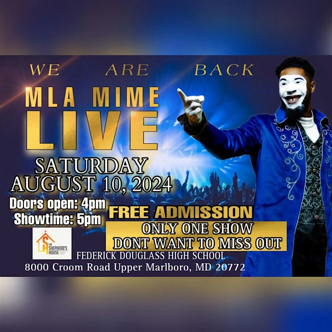 MLA MIME LIVE, Frederick Douglass High School., Upper Marlboro, 10 ...