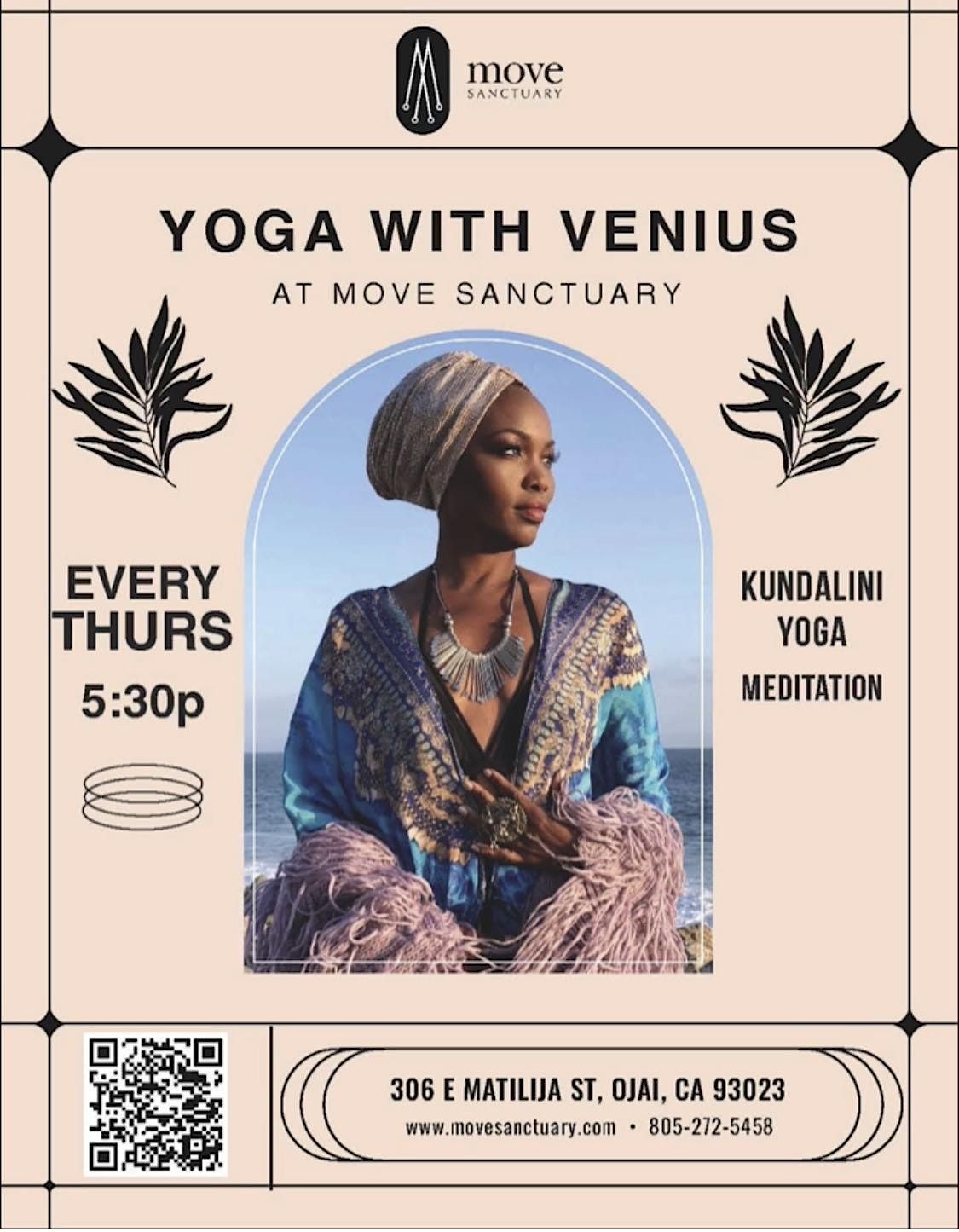 Yoga With Venius, Move Sanctuary, East Matilija Street, Ojai, CA, USA ...