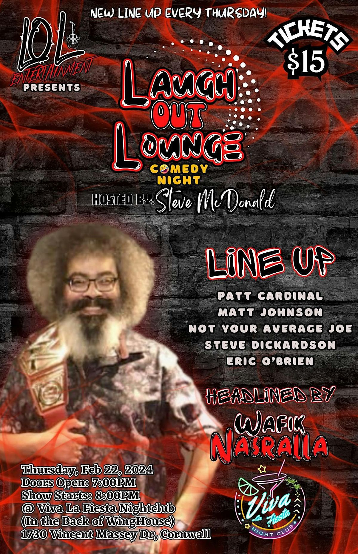 Laugh Out Lounge Comedy Night, viva la fiesta night club, Cornwall, 14 ...