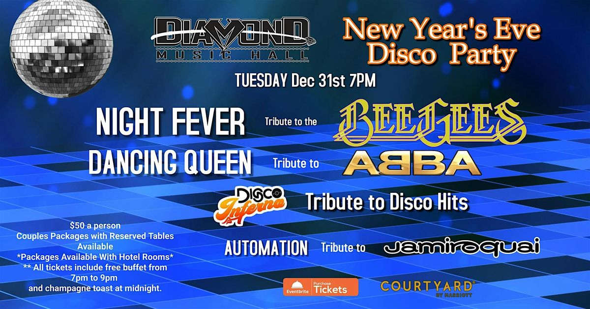 New Years Eve Disco Party at Diamond Music Hall, Diamond Music Hall ...