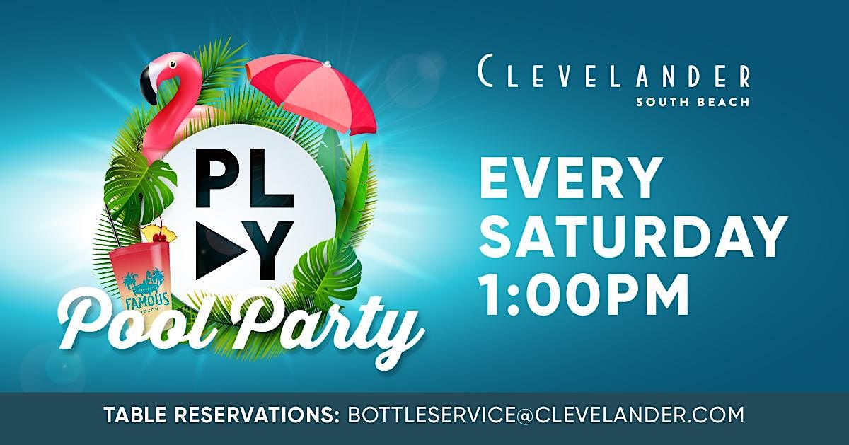 PLAY POOL PARTY, Clevelander South Beach Hotel and Bar, Miami Beach, 7 ...